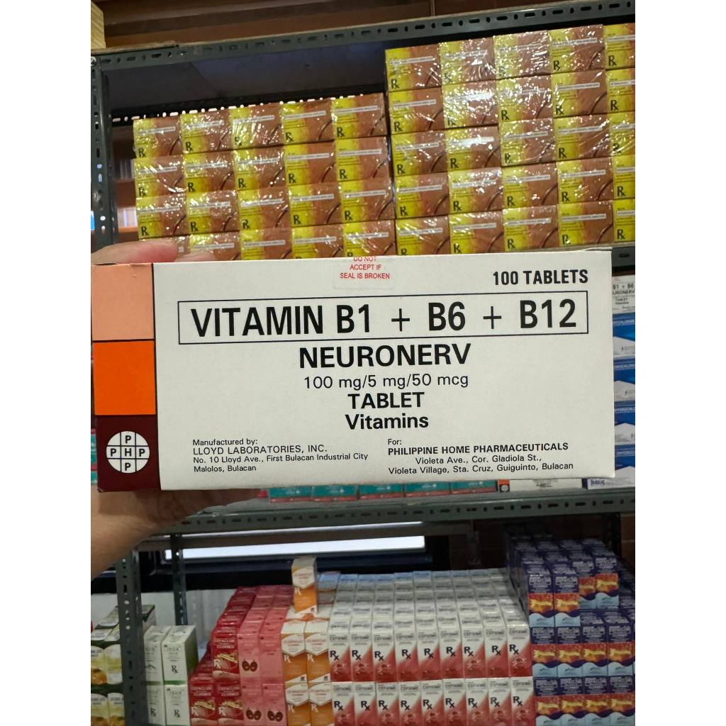 VITAMIN B1 + B6 + B12 NEURONERV | Shopee Malaysia