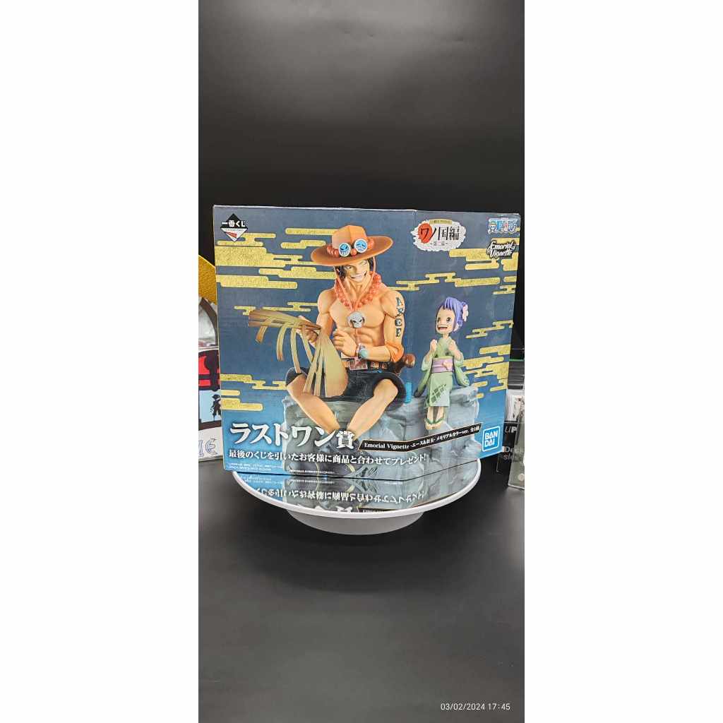 BANDAI Ichiban Kuji One Piece Emorial Vignette Ace & Otama Memorial ...