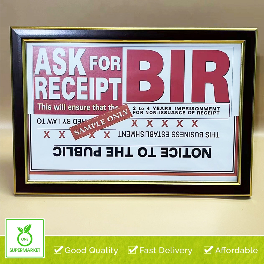 One Supermarket Certificate Frame BIR, Table Design, Home Decor, Table ...