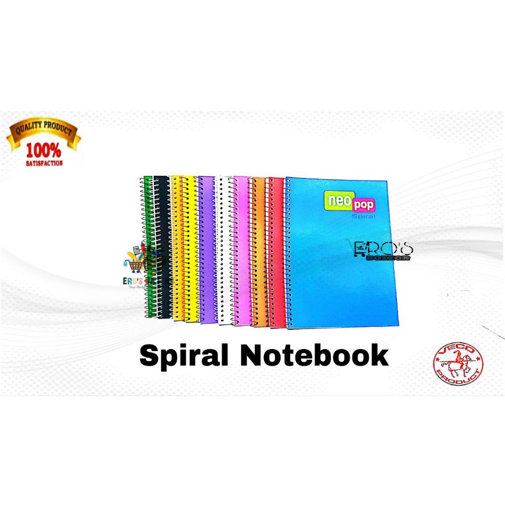 VECO SPIRAL NOTEBOOK - 80 leaves (10 pcs) | Shopee Malaysia