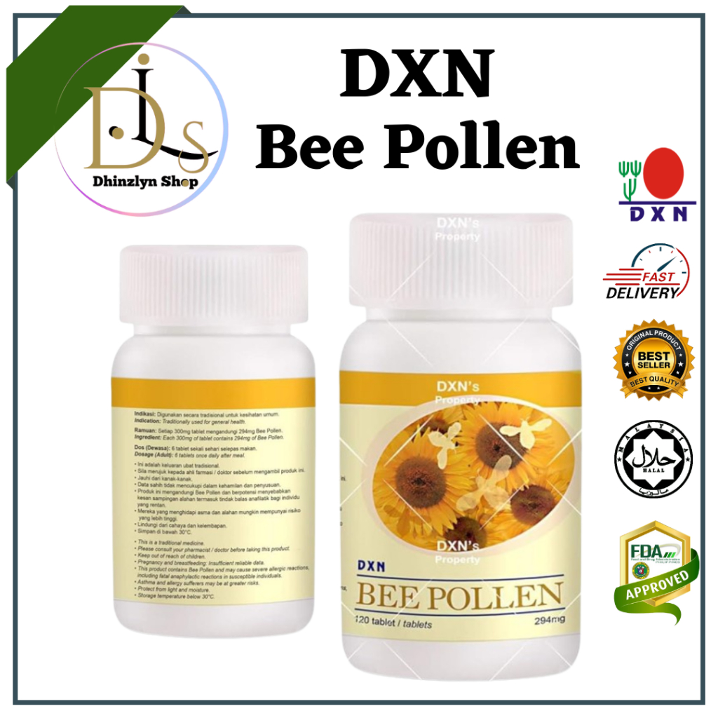 DXN Bee Pollen ( 300mg x 120 tablets - Each bottle) | Shopee Malaysia