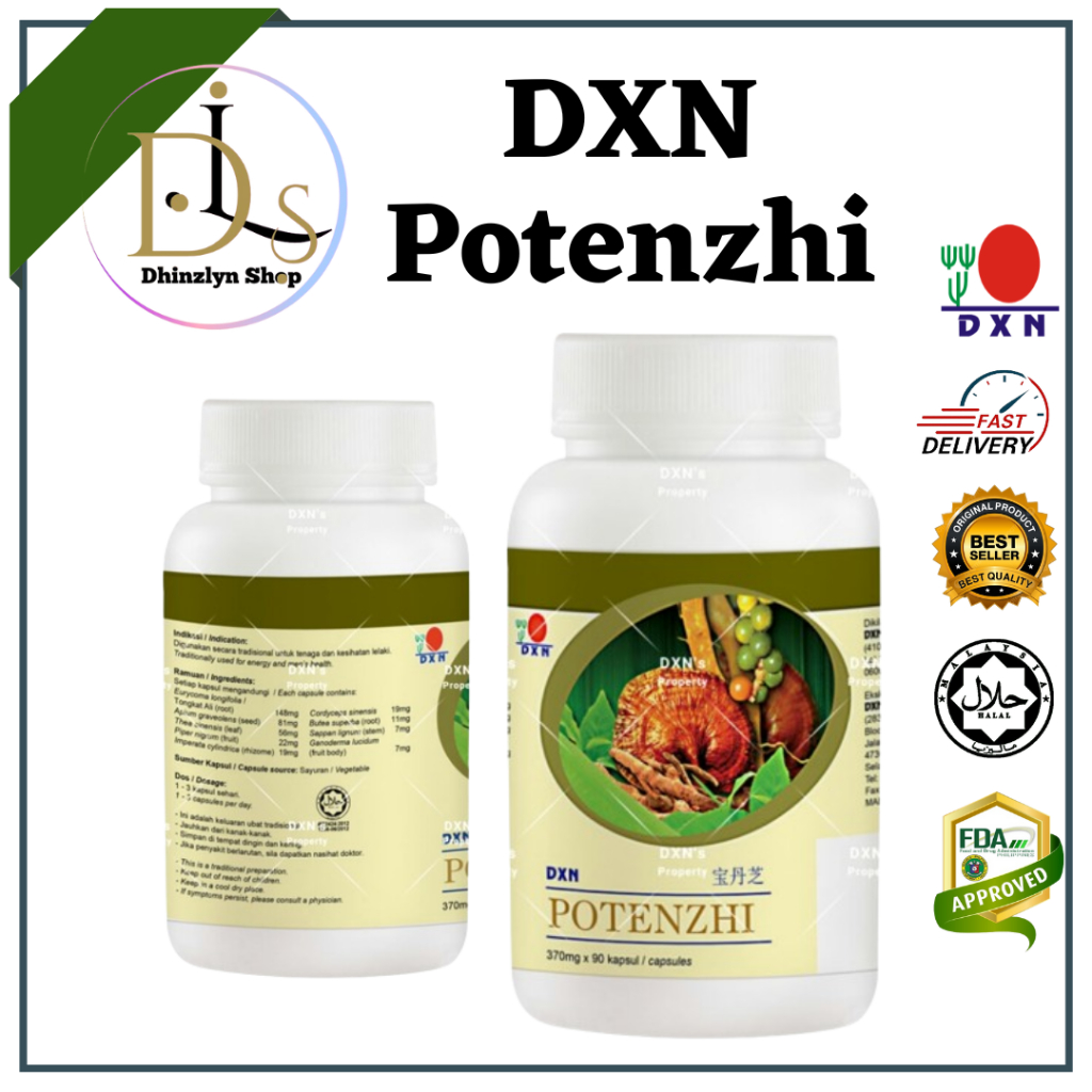 DXN Potenzhi (30 Capsules and 90 Capsules) | Shopee Malaysia