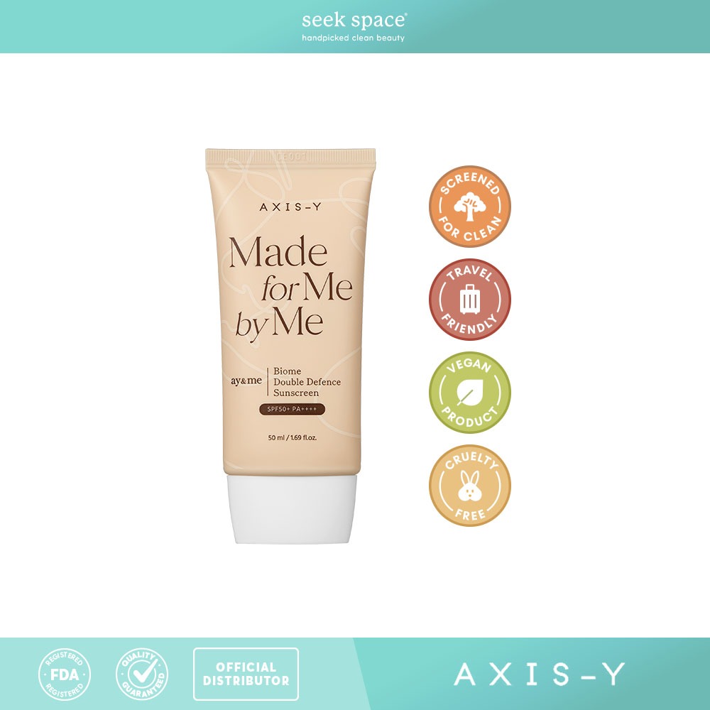 AXIS-Y Biome Double Defense Sunscreen SPF 50+ PA++++ 50ml | Shopee Malaysia