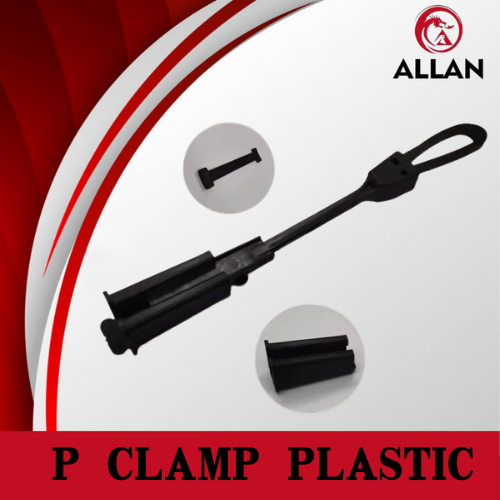 ALLAN P Type Electric plastic Wire Anchor Pole Clamp FTTH drop wire ...