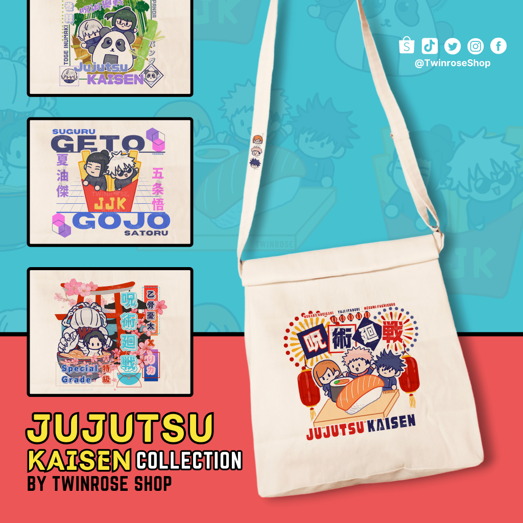 Jujutsu Kaisen Collection - Takeaway Sling Bag (JJK) [Twinrose Shop ...