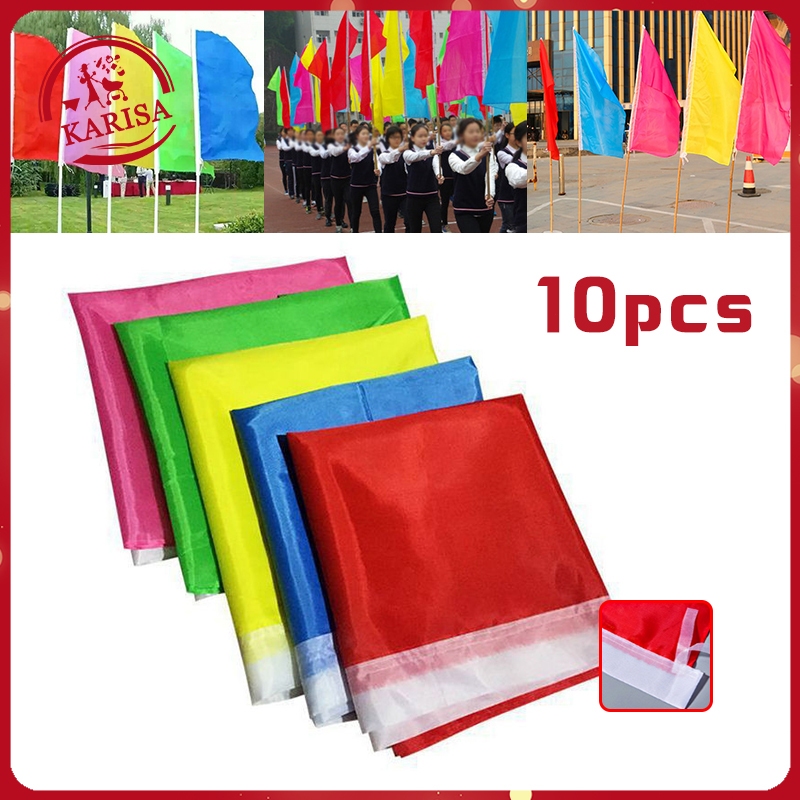 10Pcs Solid Blank Colour Flag 70x110cm Outdoor Fiesta Banderitas ...