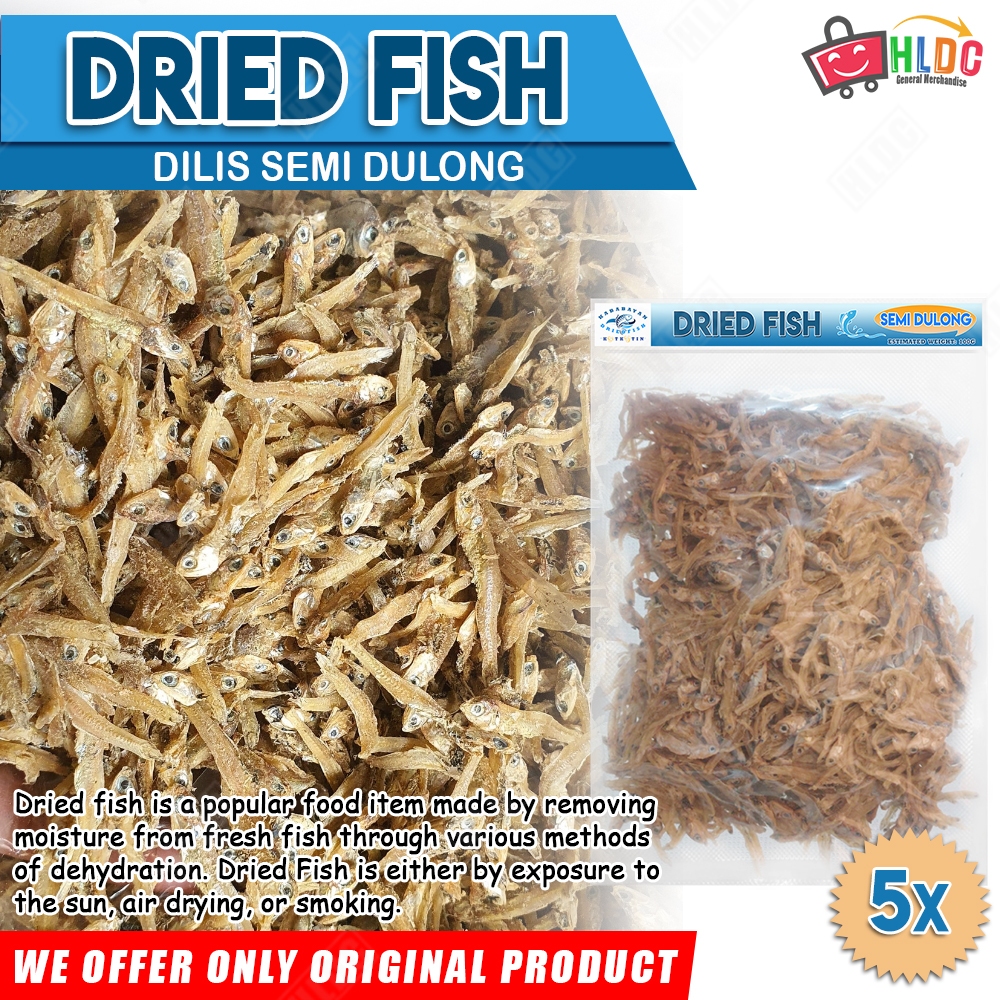 Dried Fish Semi Dulong Dilis 500g / 1kg Dried Anchovies / Gourmet Dried ...