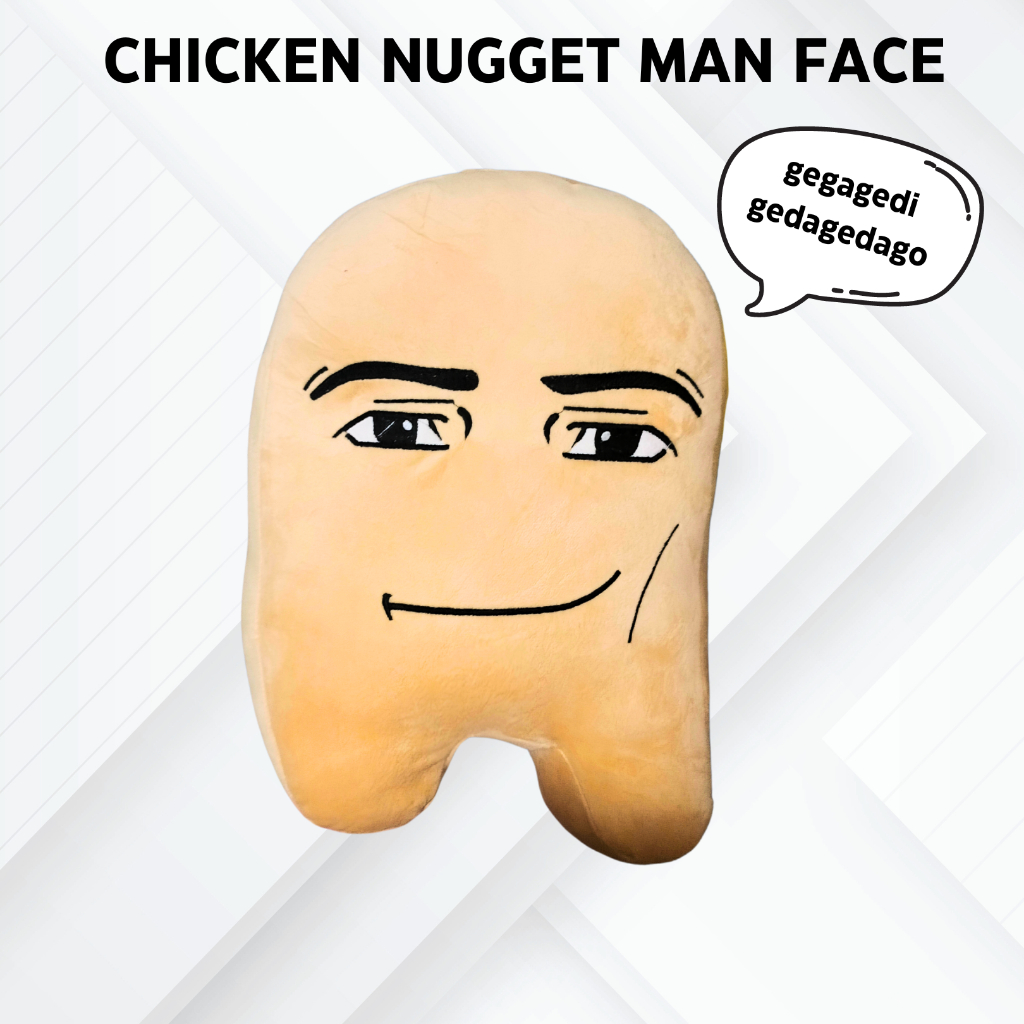 Gegagedigedagedago Chicken Nugget Man Face Youtube Roblox Stuffed Toy ...
