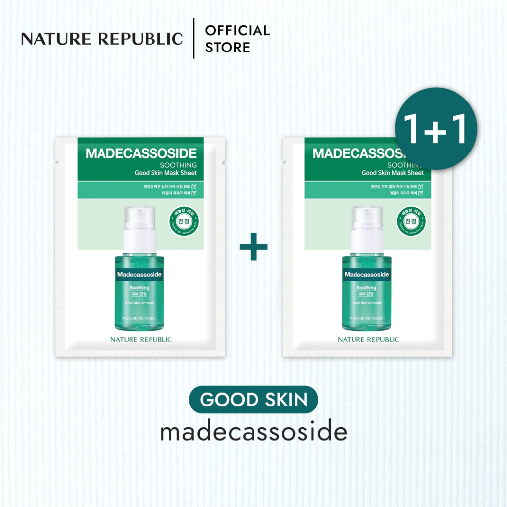 Nature Republic Good Skin Madecassoside Mask Sheet (1+1) | Shopee Malaysia