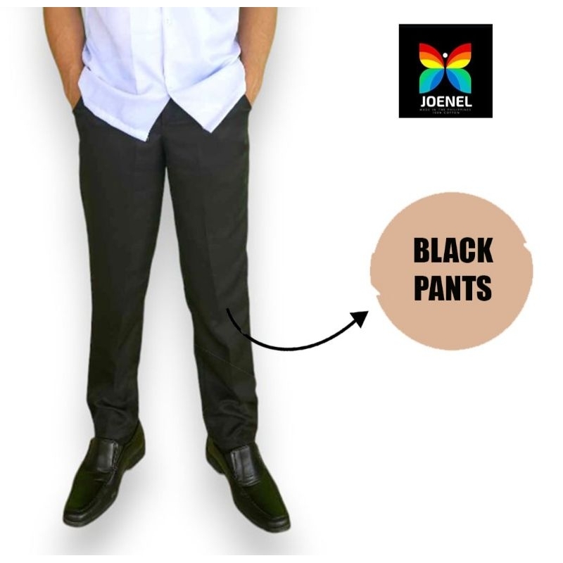 Black Pants for School Uniform & Office Uniform Peach Twill Fabric ...