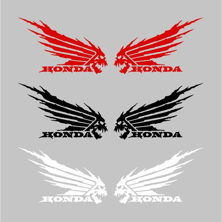 Honda wings dragon head decal/sticker for motorcycles | Shopee Malaysia