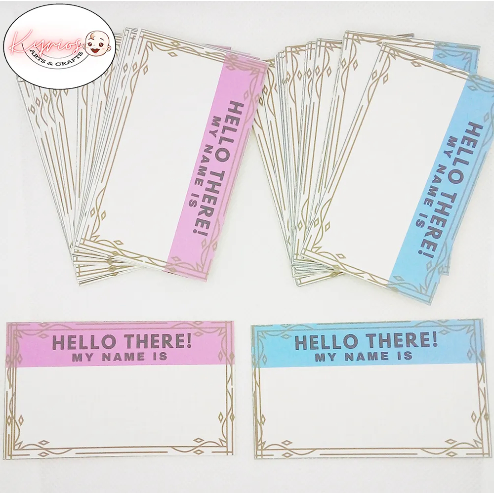 Easy to Write On MATTE Name Tag Stickers For Conference, Parties ...