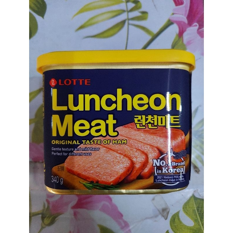Lotte OK! Korean Luncheon Meat 1 CAN 340grams | Shopee Malaysia