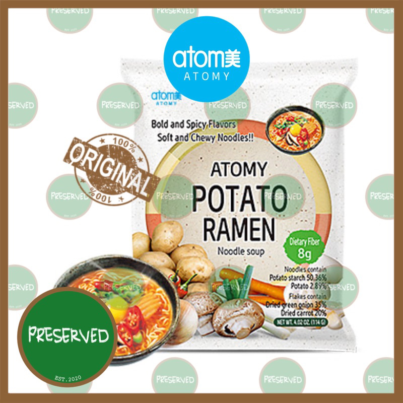 Atomy Korean Potato Spicy Ramen (114g) | Shopee Malaysia