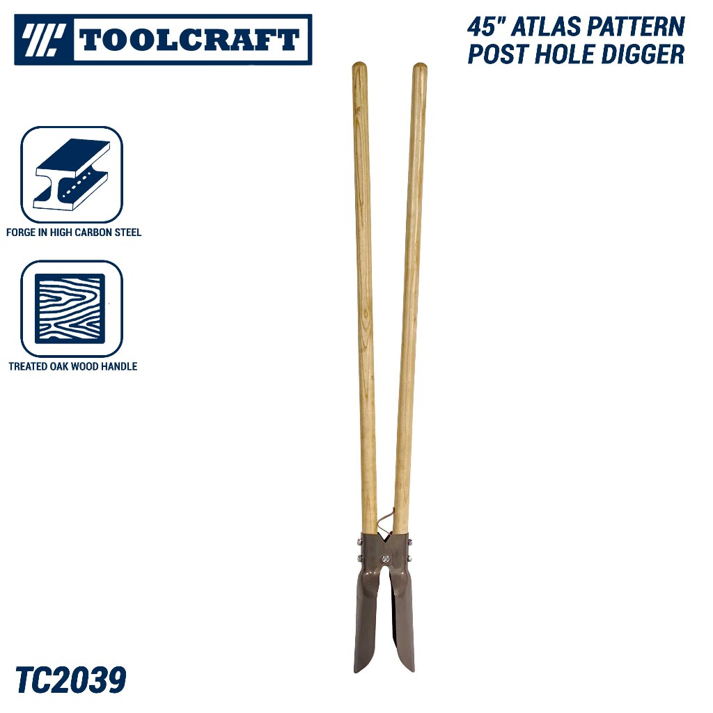 TC Post Hole Digger 45" Atlas Pattern for Gardening and Agriculture ...
