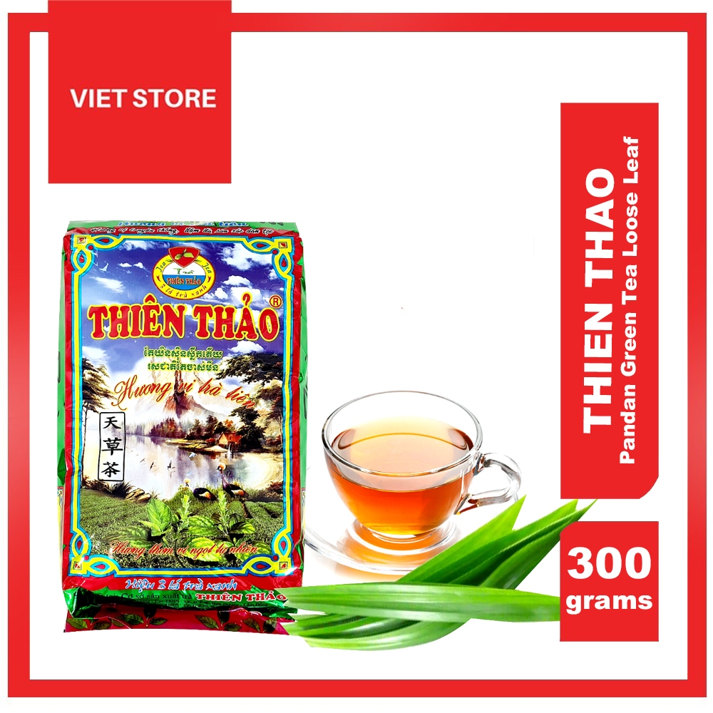 Viet Store Thien Thao Pandan Green Tea Loose leaf Delicious Tea Healthy ...