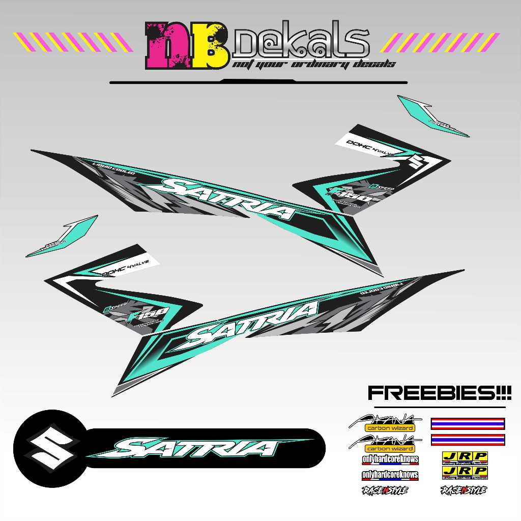 RAIDER 150FI SATRIA NTN DESIGN VIETNAM ORIGIN DECALS | Shopee Malaysia