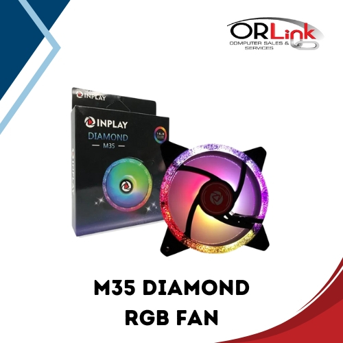 Inplay M35 Diamond RGB Fan (2732) | Shopee Malaysia