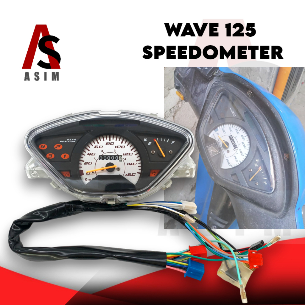 Asim Motorcycle Honda WAVE125 Speedometer Gauge Assembly Motorcycle ...