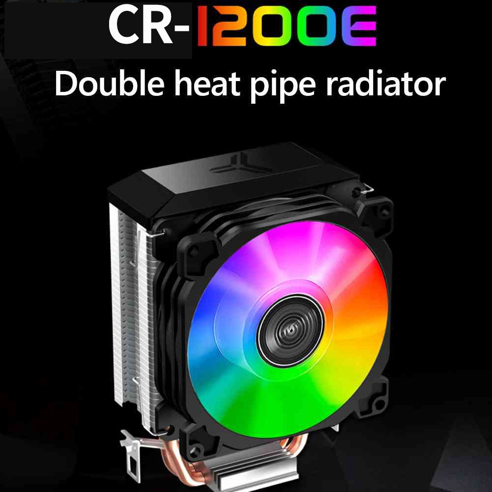Jonsbo CR1200E Tower RGB CPU Cooler Fan 4 Heatpipes PWM 3Pin Cooling ...