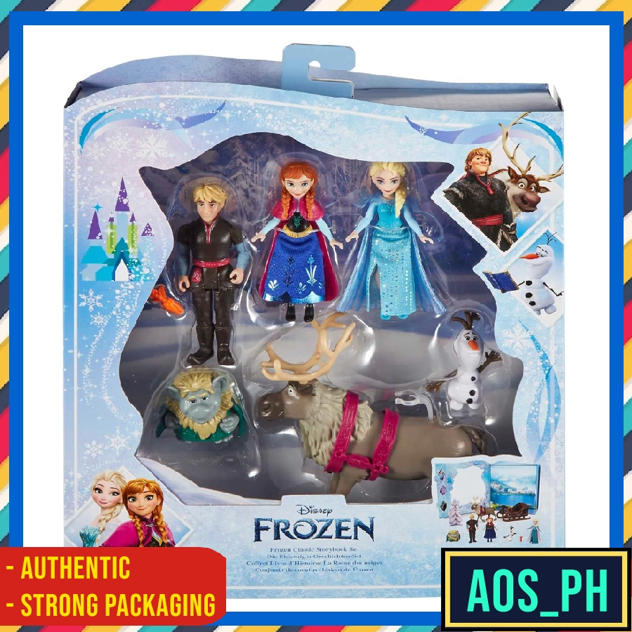 Mattel Disney Frozen Toys, Frozen Story Pack with 6 Key Characters ...