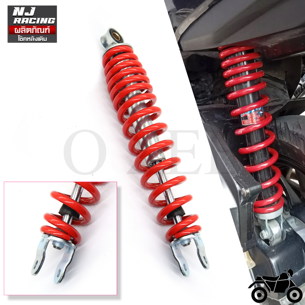 NJ RACING Rear Shock 300mm Standard Size For Mio Sporty /Amore/Soul ...