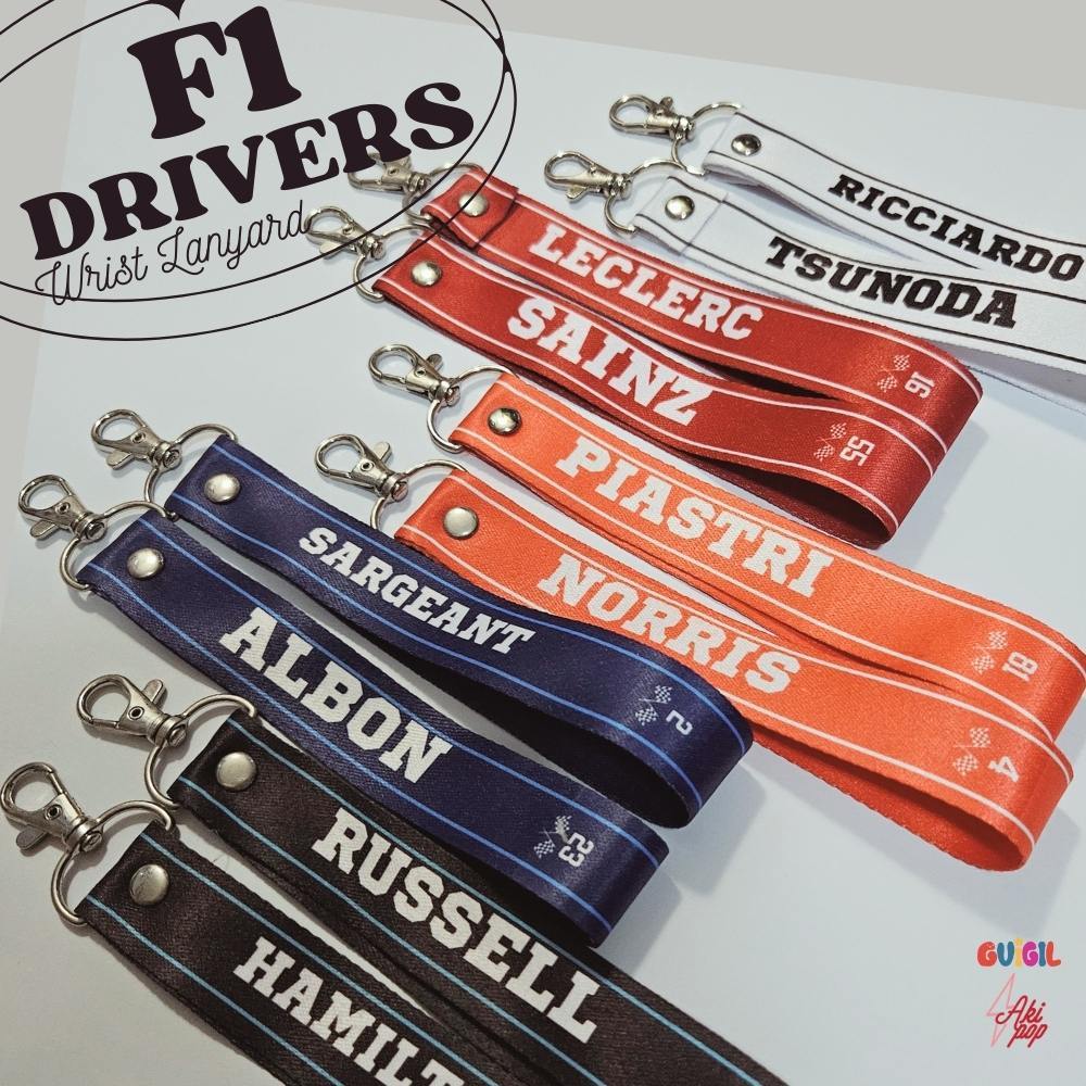 Formula 1 F1 Drivers + Sunday Race Club Inspired Wrist Phone Key ...