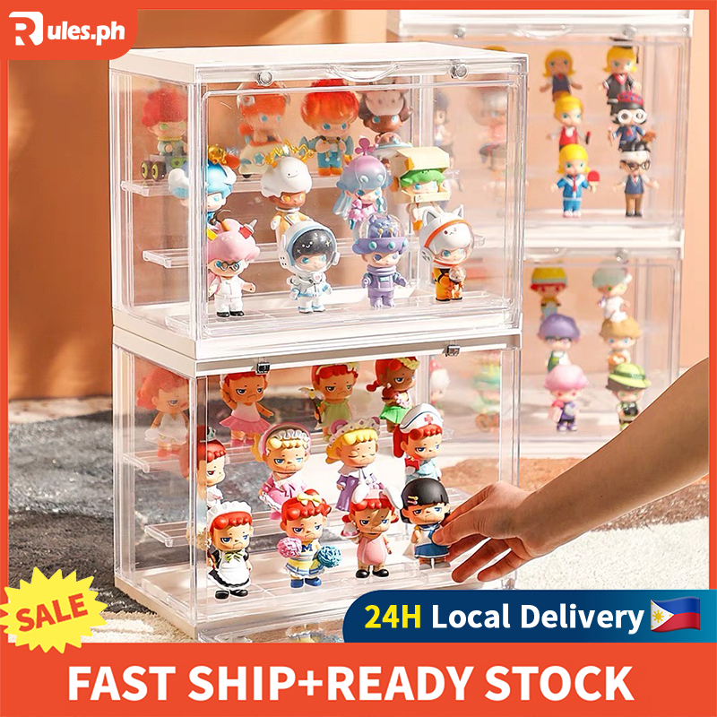 Rules Transparent Acrylic Display Case Popmart Storage Box Organizer ...