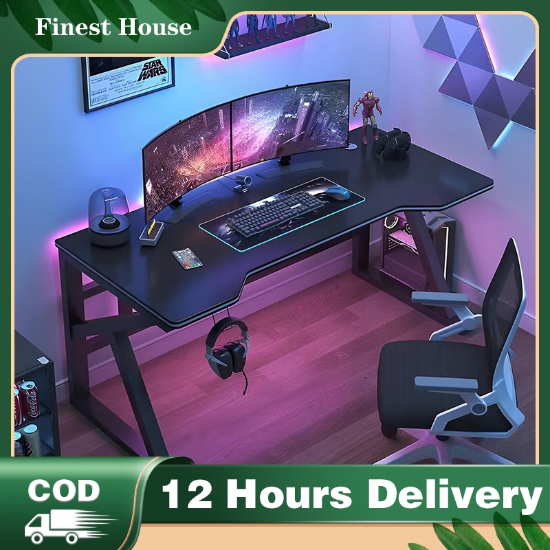 100/120/140cm Computer Table Modern Gaming PC Table Home Study Desk for ...