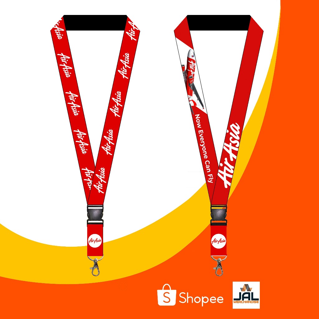 Air Asia design ID lace / ID sling / lanyard | Shopee Malaysia