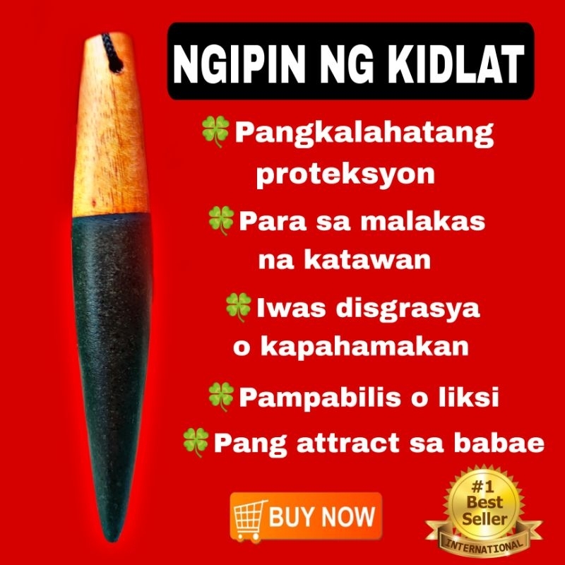 Ngipin ng Kidlat Black - Amulet | Shopee Malaysia