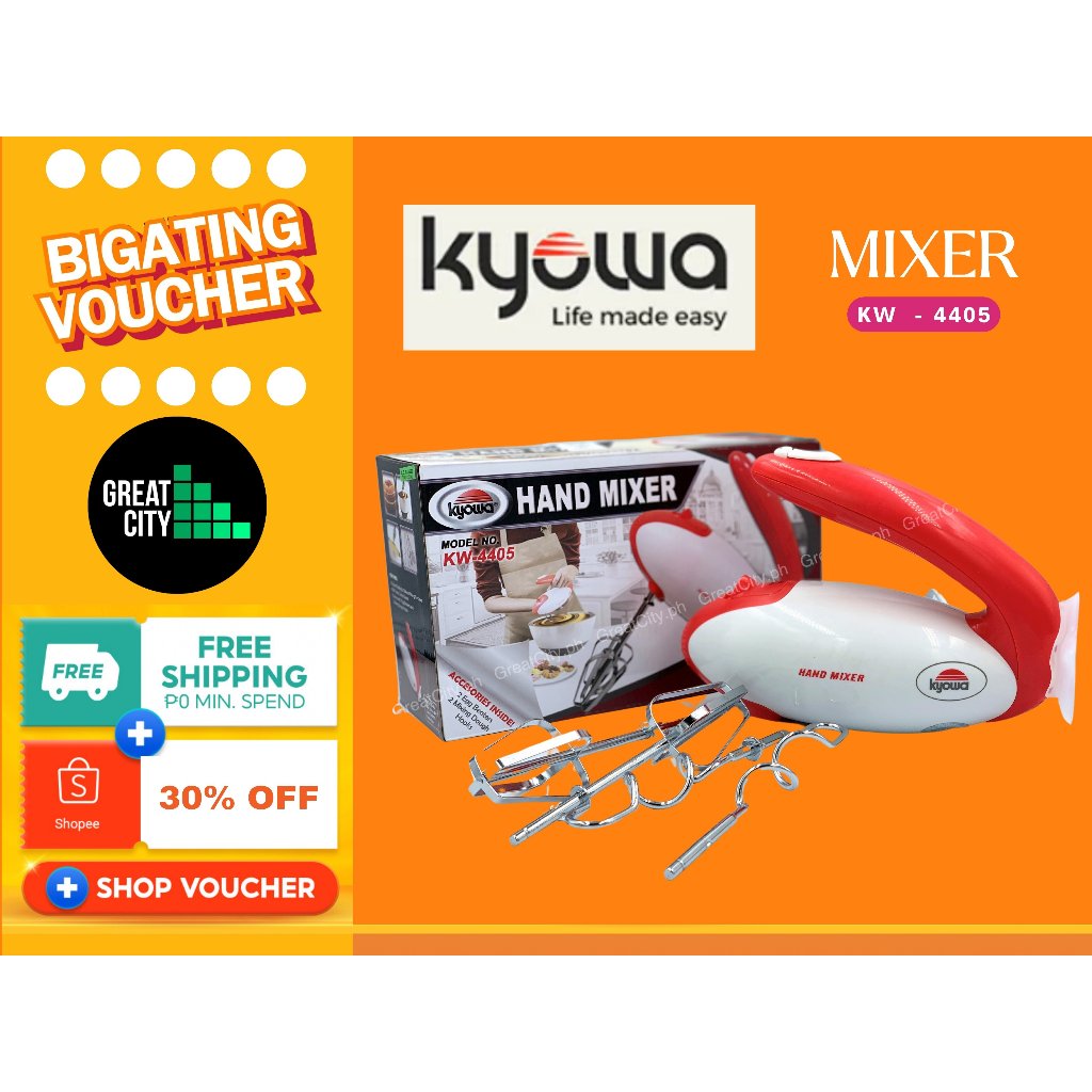 Kyowa Hand Mixer Kyowa Hand Mixer KW-4404/KW4405 | 5 Speed Setting with ...