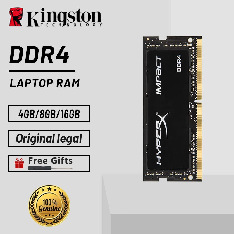 Kingston Hyperx Impact Laptop DDR4 RAM 4GB 8GB 16GB 2133Mhz 2400Mhz 2666Mhz 3200Mhz SOIDMM ...