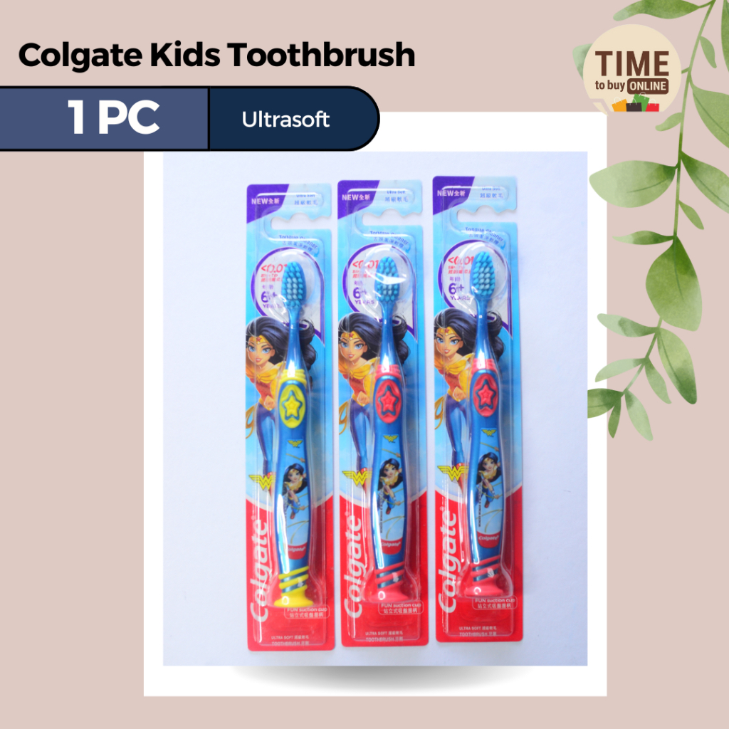 COLGATE Ultrasoft Kids Toothbrush 6+ years (Wonderwoman) | Shopee Malaysia