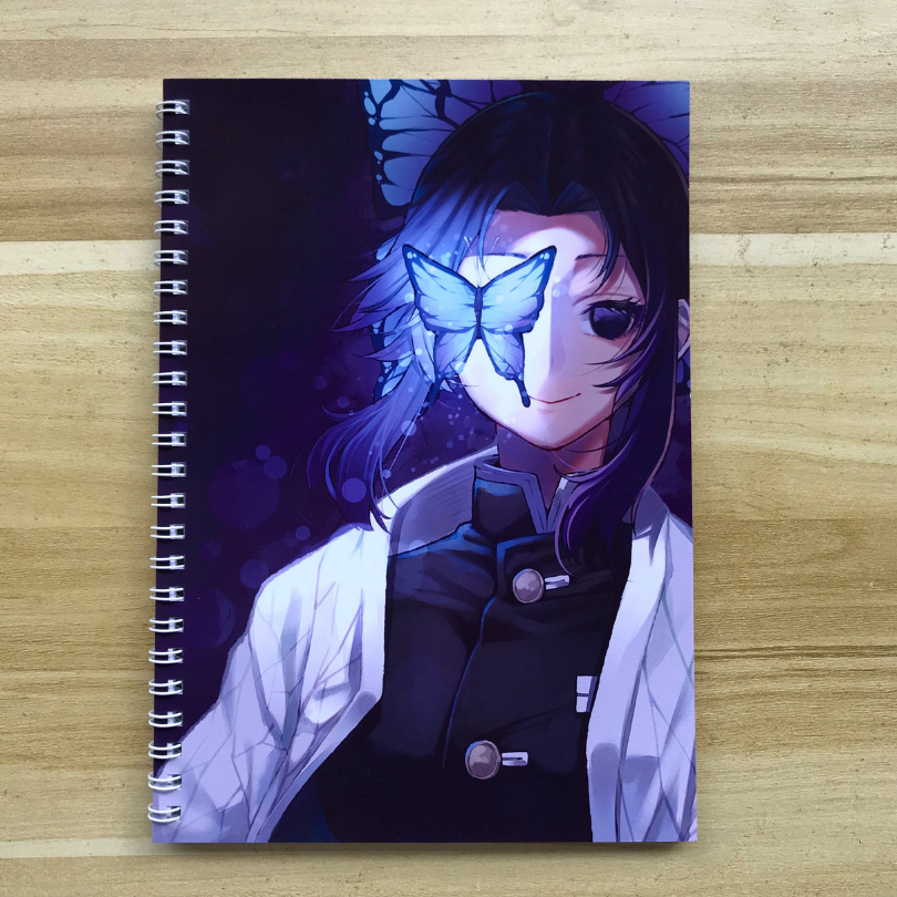 Demon Slayer Shinobu Notebook Anime Notebook A5 Wired Lined 1pc ...