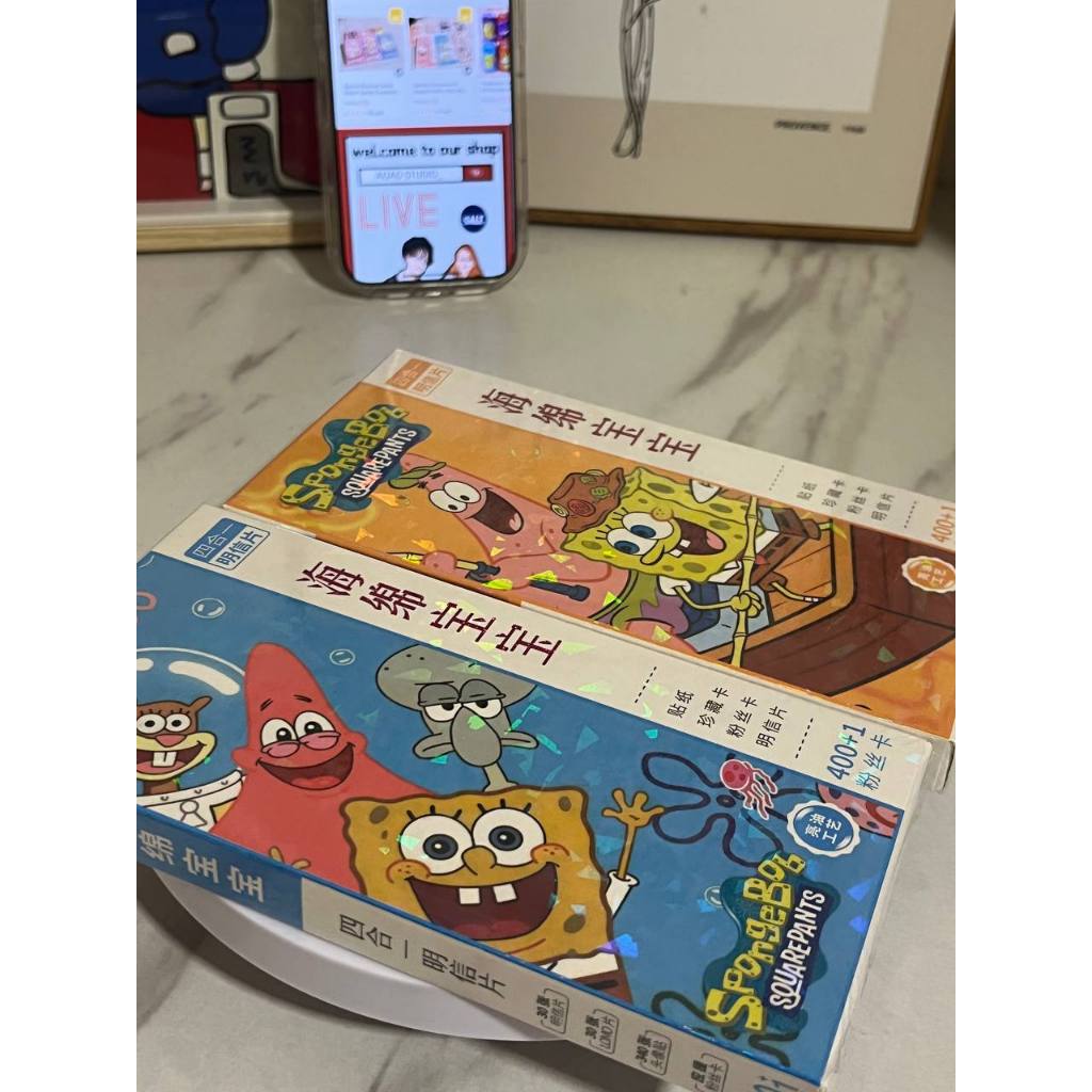 SpongeBob SquarePants Playing Cards Poker Cards Postcard LOMO Card ...