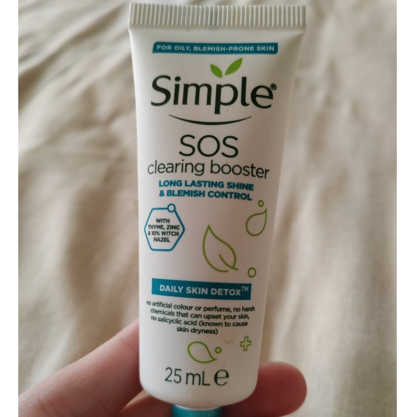 Simple SOS Clearing Booster Long Lasting Shine & Blemish Control 25ml ...
