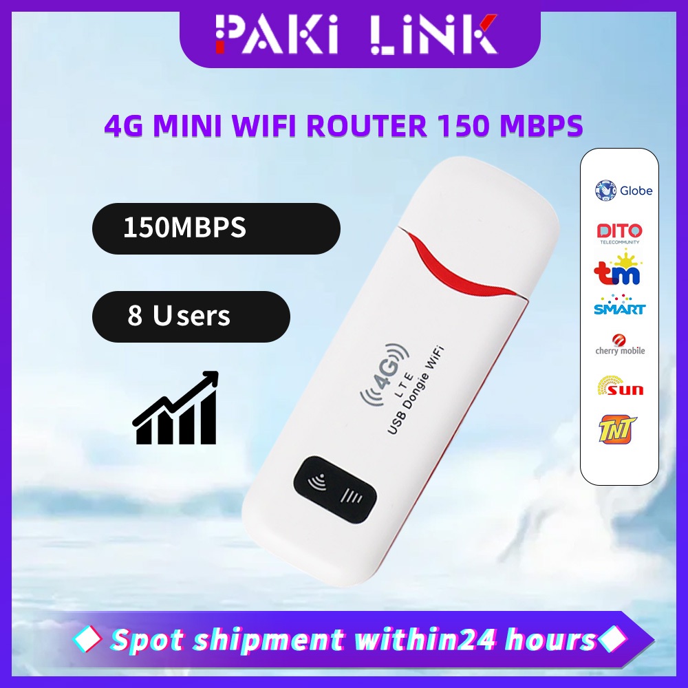 USB Portable Wifi 4G LTE Wireless Router Mode High Speed 150Mbps WiFi ...