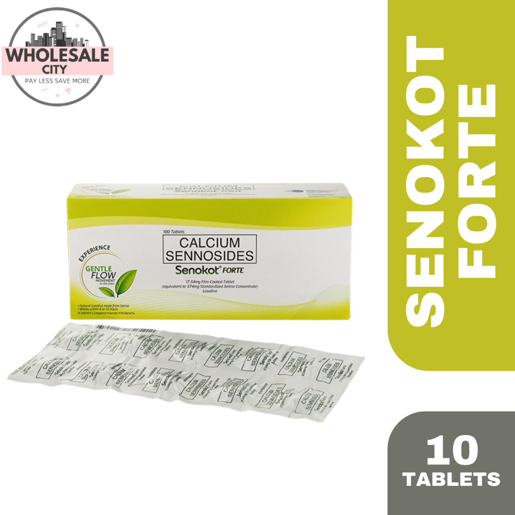 Senokot Forte Calcium Sennosides 17.54mg 10 Tablet | Shopee Malaysia