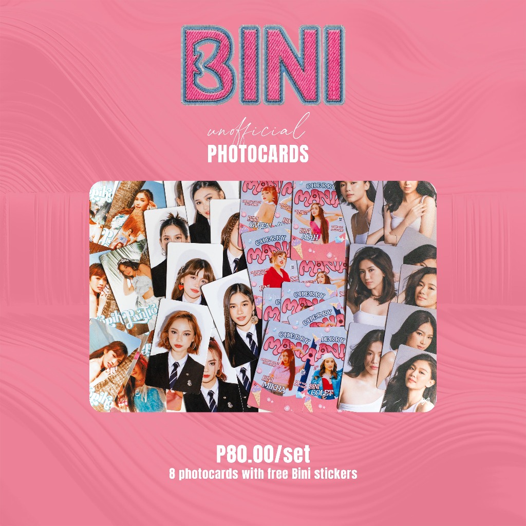 BINI PHOTOCARDS | fanmade (unofficial) | Shopee Malaysia