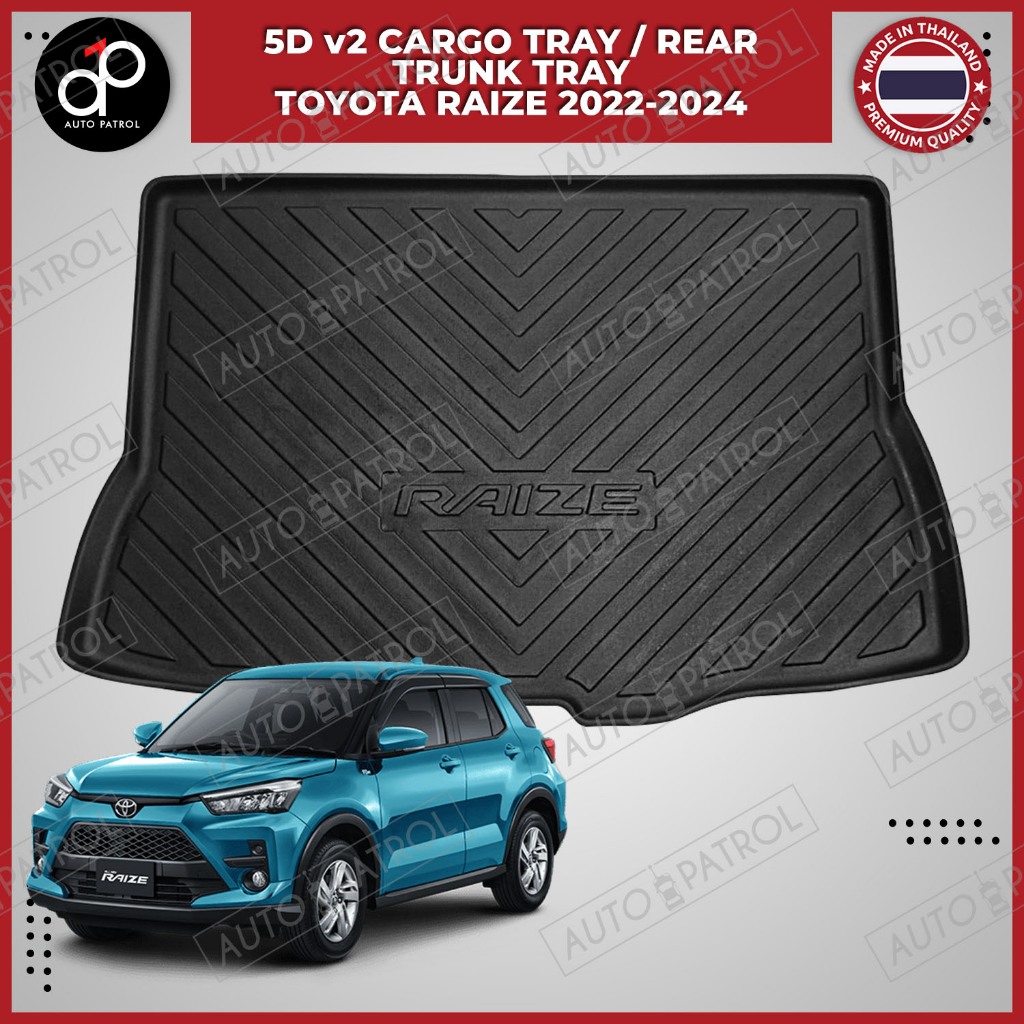 Toyota Raize 2022-2024 Rear Trunk Tray or Cargo Tray v2 | Shopee Malaysia