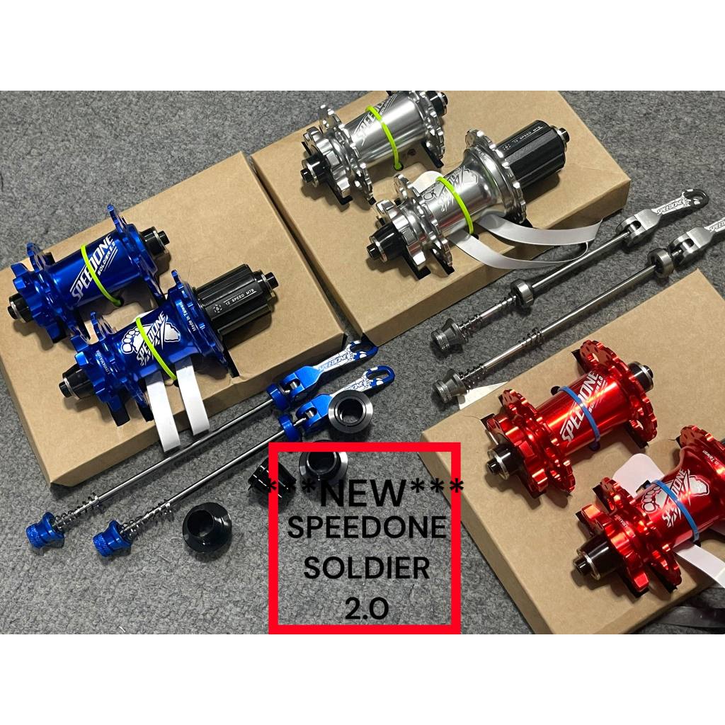 *NEW* HUB F/R SPEEDONE SOLDIER 2.0 32H/ 1.0 36H 6 PAWLS SEALED BEARING ...