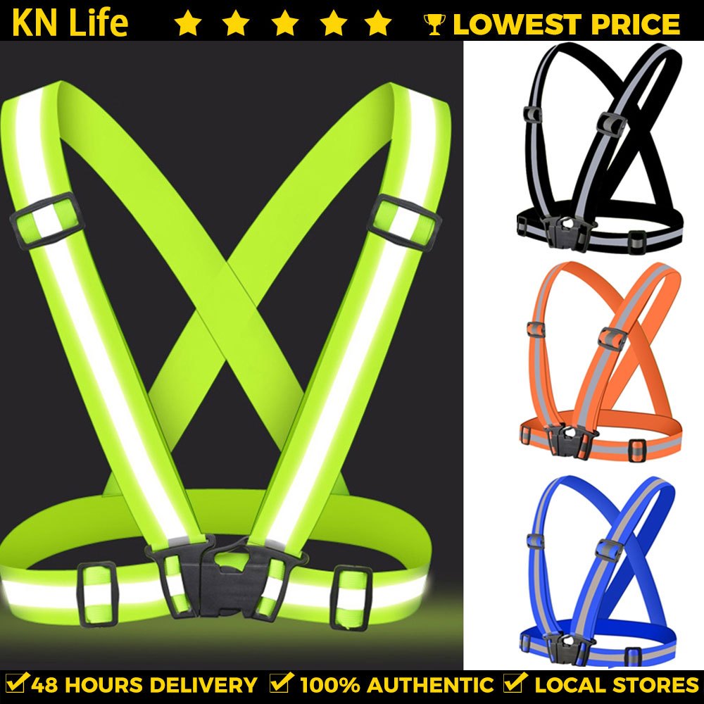 KN Life Safety Reflective Vest Jacket High Light Reflective Straps ...