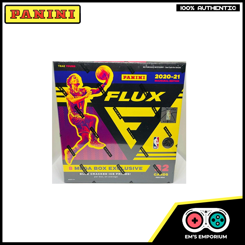 NBA Cards 2020-21 Panini Flux Mega Box (Blue Cracked Ice Prizms ...