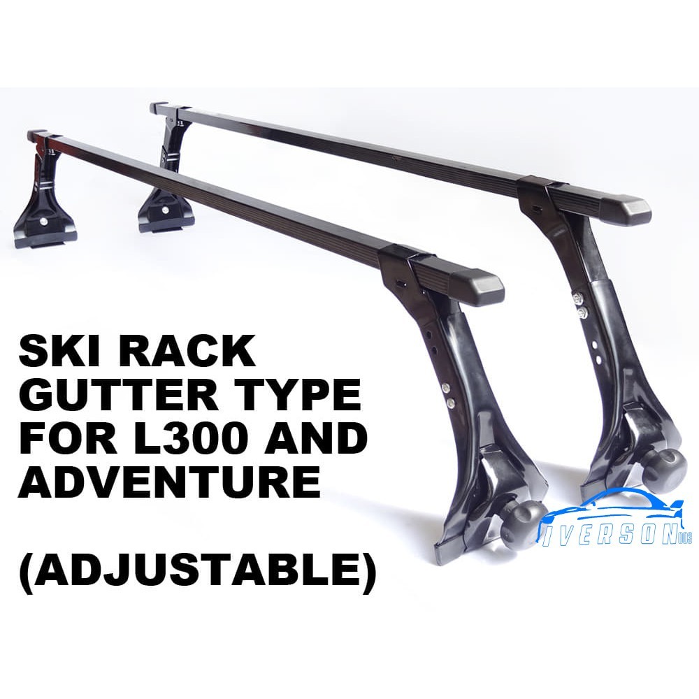 Ski Rack Guttertype Crossbar for Mitsubishi L300 and Adventure | Shopee ...