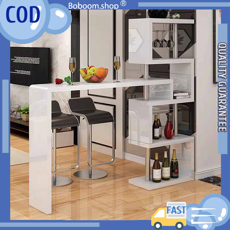 Modern Bar Counter MINI Bar Table with Rotating Swivel Counter Coffee ...
