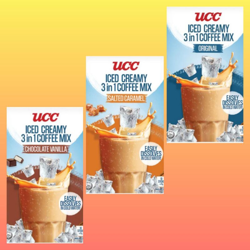 UCC Iced Creamy Salted Caramel 3 in 1 Coffee Mix / UCC Iced Creamy 3in 1 Coffee Mix (25g x 10 ...