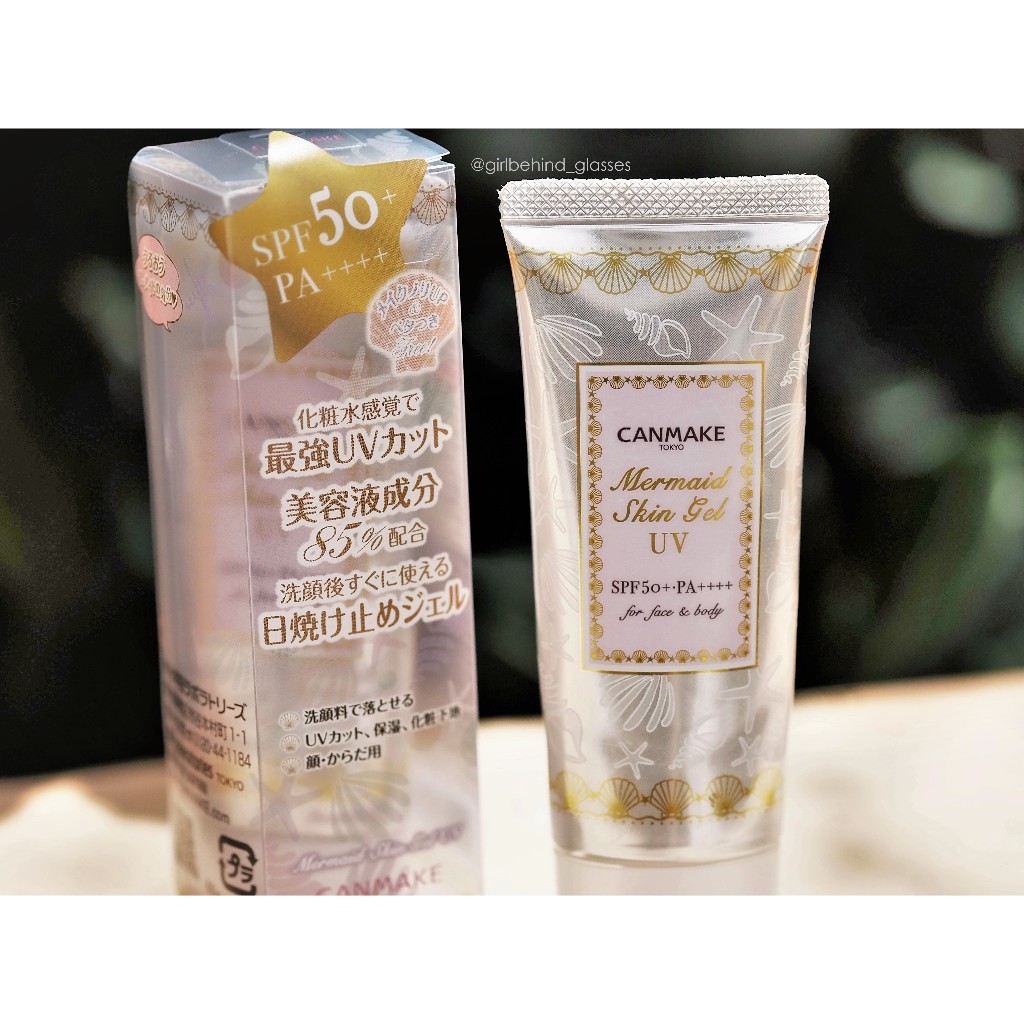 Canmake Mermaid Skin Gel UV SPF 50+ PA++++ (01 Clear / C01 Cica Mint) | Shopee Malaysia