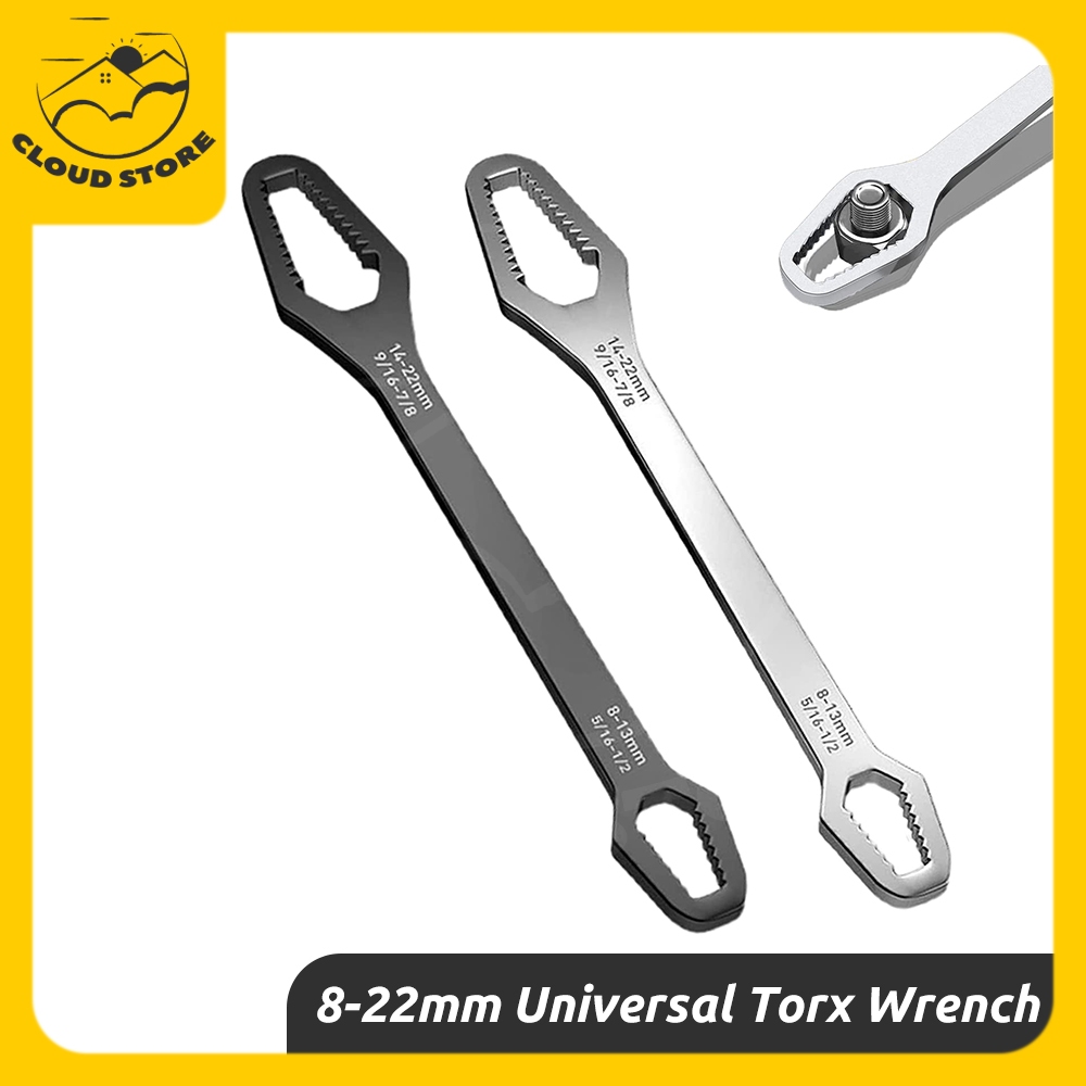 8-22mm Universal Torx Wrench Set Double-ended Self-tightening ...