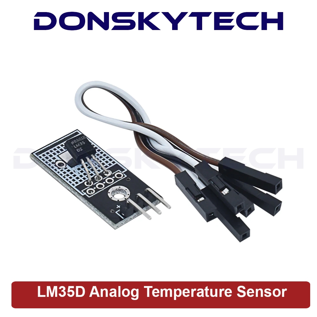 LM35 LM35D Analog temperature sensor Module + Cable | Shopee Malaysia